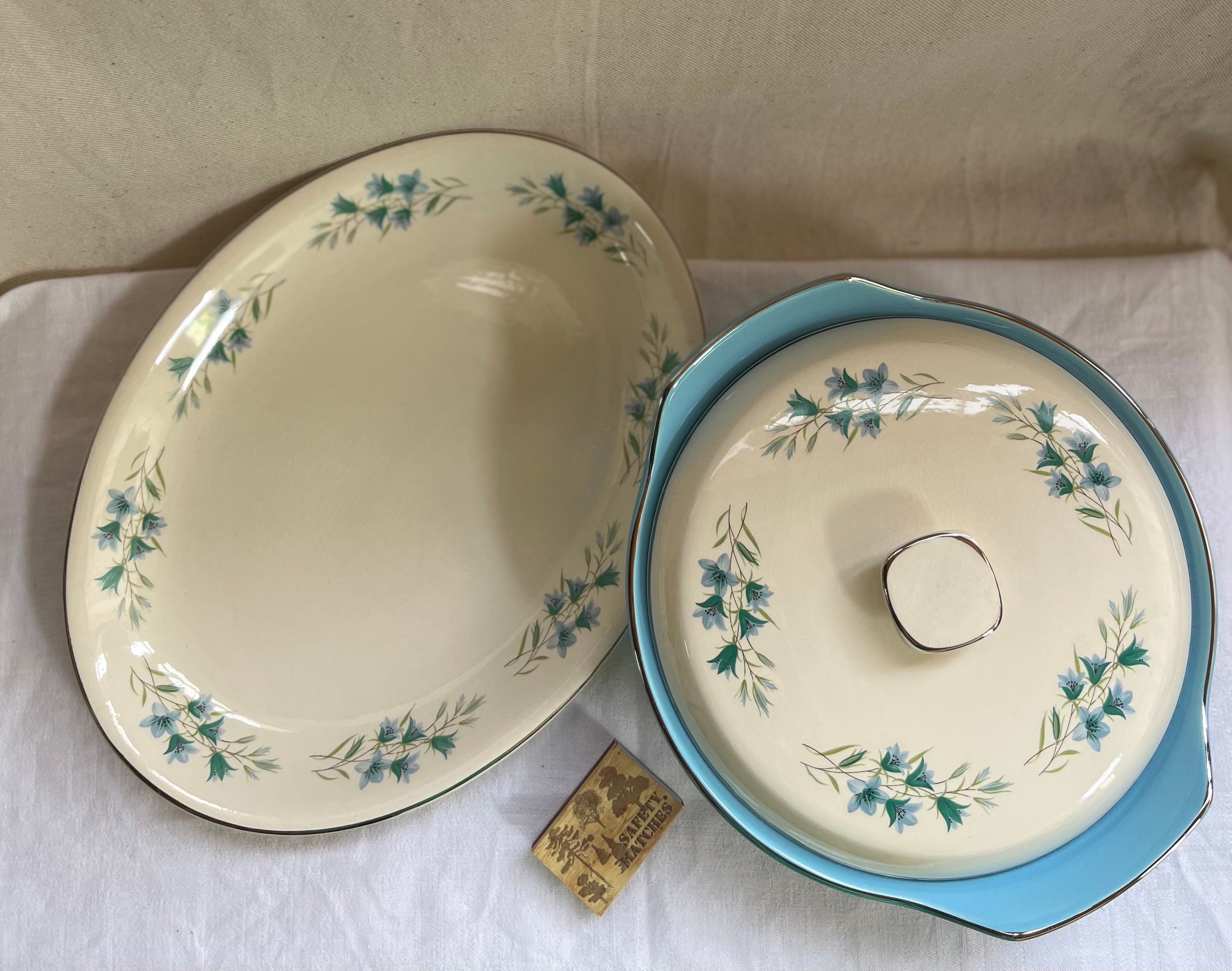 Palissy Harebell Design Adorable 1950s Serving Dish With a Lid - Etsy