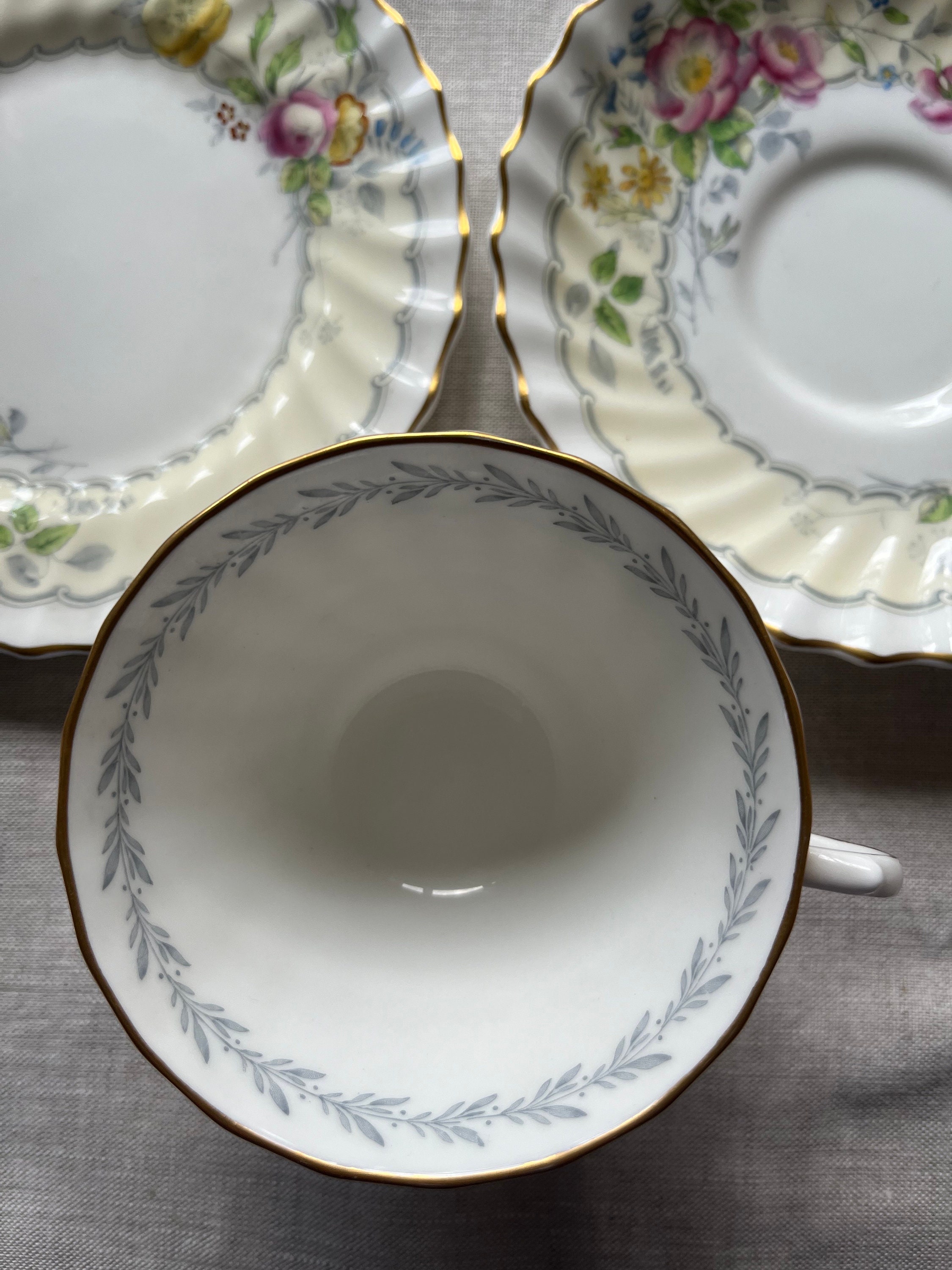 Royal Doulton Farley Fine Bone China Set of 8/ Vintage Tea Set H4882 ...