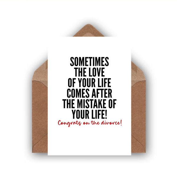 Break up Card - Etsy