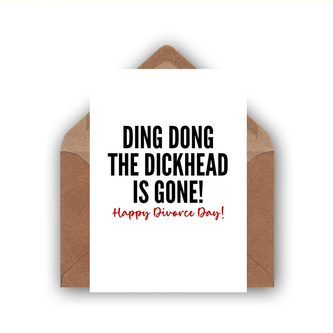 Divorce Card Funny Divorce Card Break up Card Funny Card - Etsy