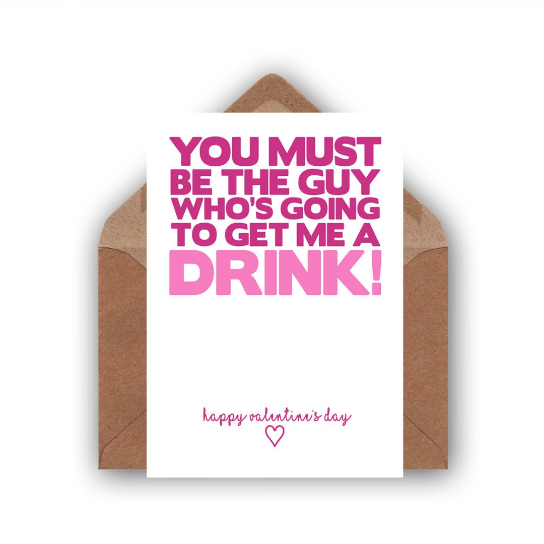 Funny Valentines Card Joke Valentine's Card Rude Valentine's Card ...
