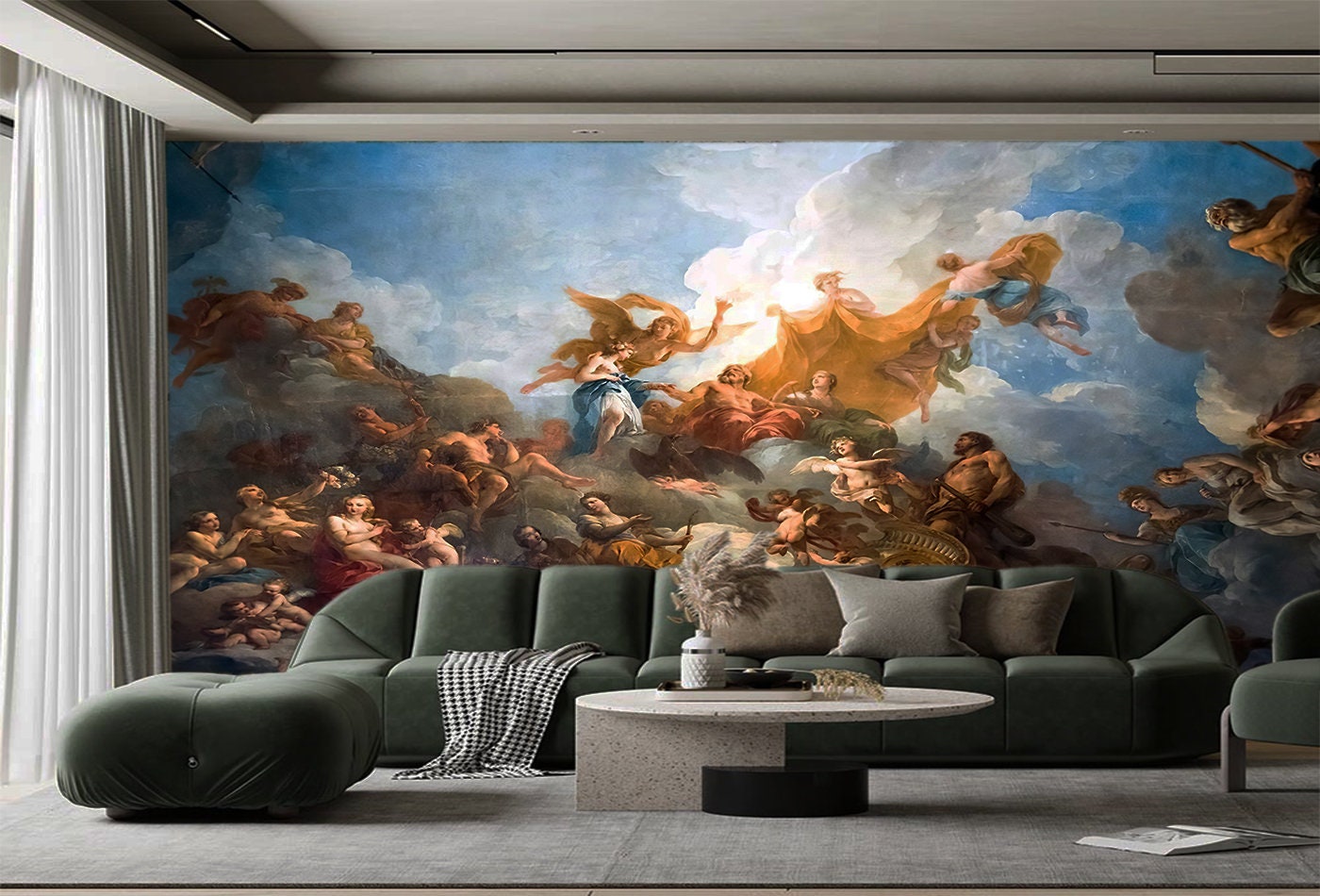 Renaissance Art Wallpaper Removable Wallpaper Peel and Stick Ceiling ...