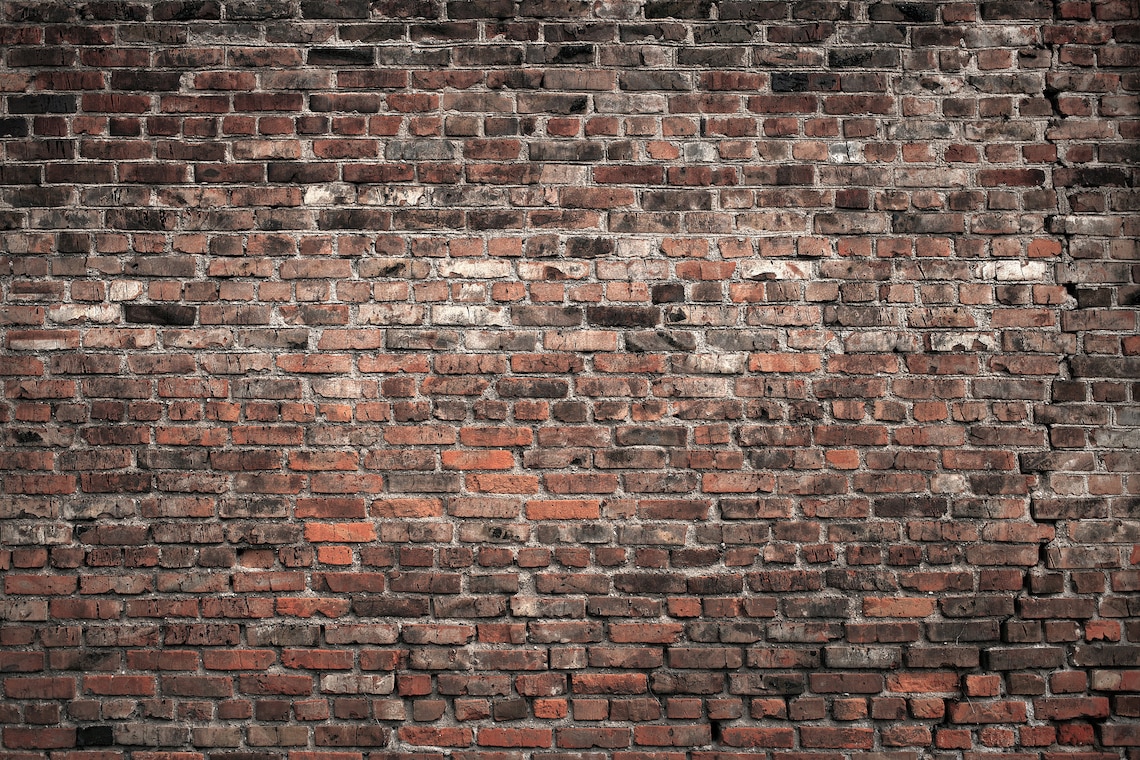 Brick Look Wallpaper Vintage Wallpaper Removable Wallpaper Peel and ...