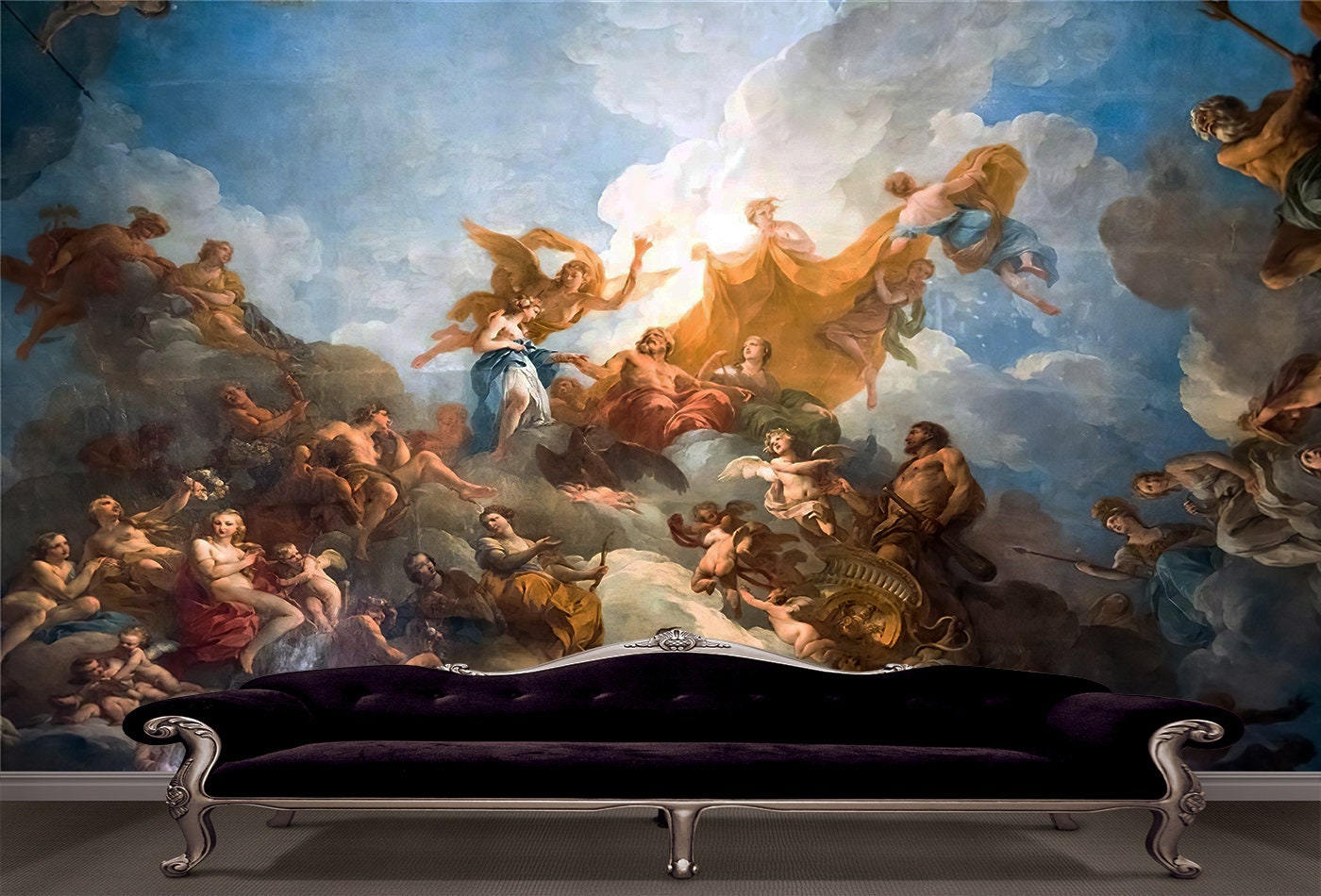 Renaissance Art Wallpaper Removable Wallpaper Peel and Stick Ceiling ...