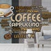Coffee Types Wallpaper - Removable Wallpaper - Peel and Stick - Cafe ...