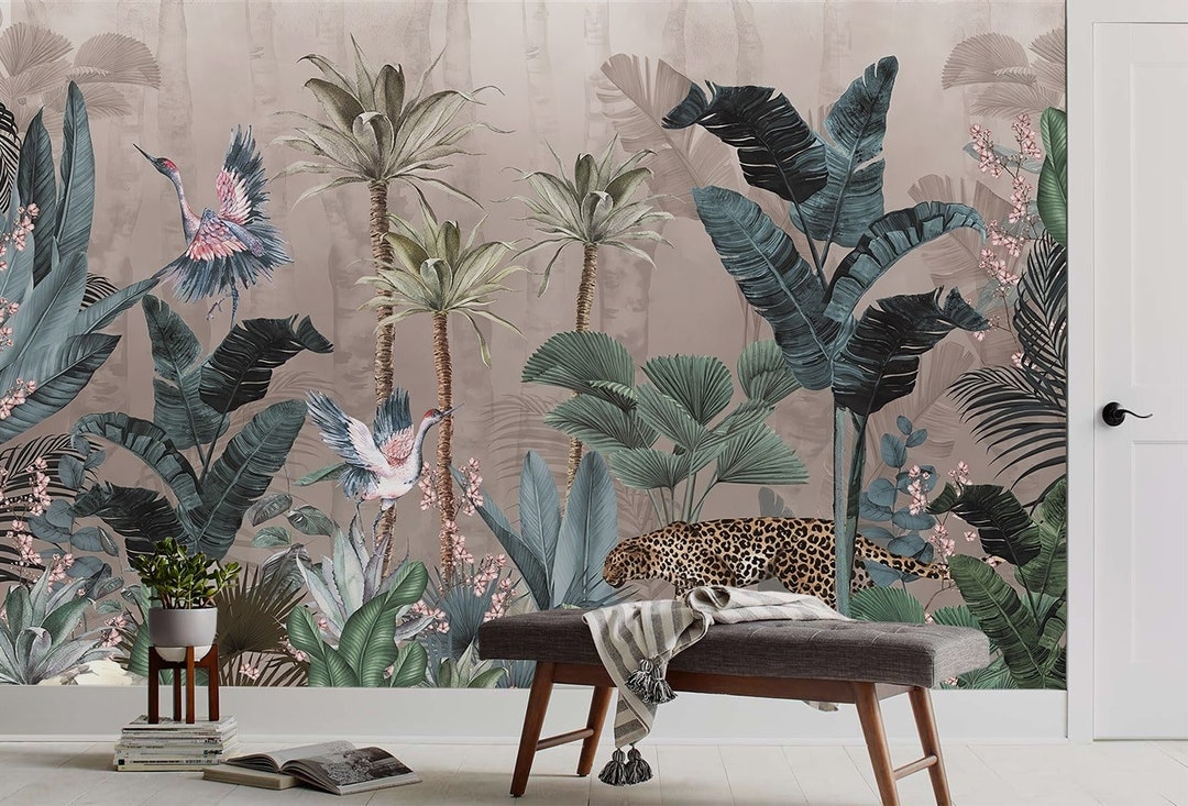 Amazon Wallpaper - Removable Wallpaper - Peel and Stick - Tropical ...