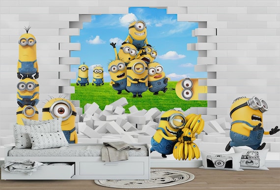 Wallpaper minion 3d store