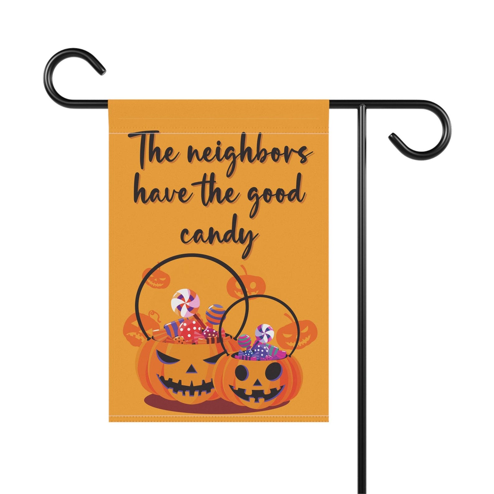 Funny Rude Halloween Yard Flag Neighbors Have Good Candy Snarky Lawn ...