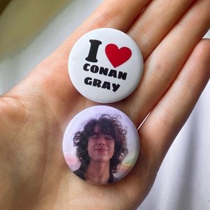 Conan Gray 1.25 Pins Buttons Badges Set Indie Pins for Backpacks ...