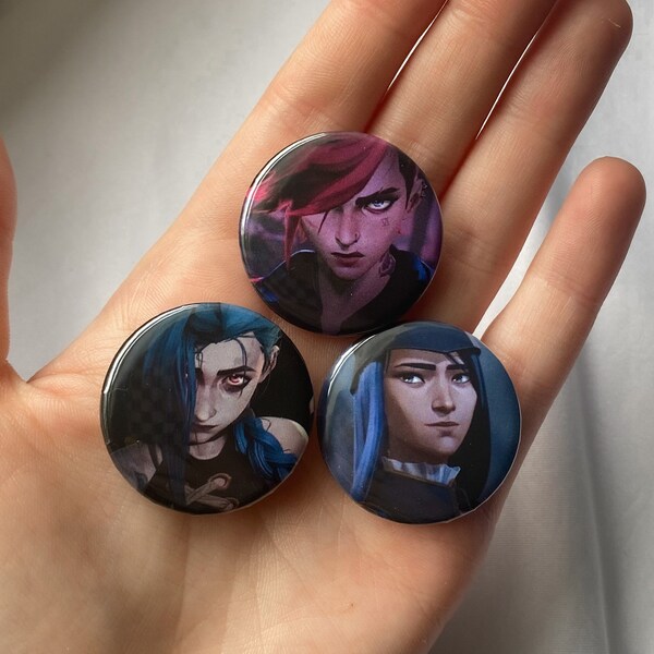 Caitlyn Arcane Buttons - Etsy