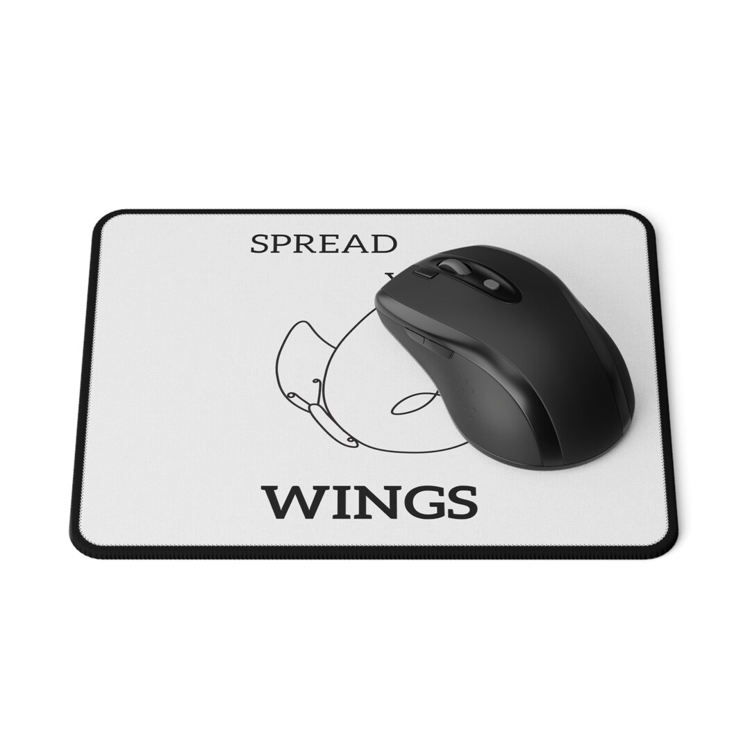 Minimalistic Mouse Pad | Motivational Mouse Pad | Spread Your Wings ...
