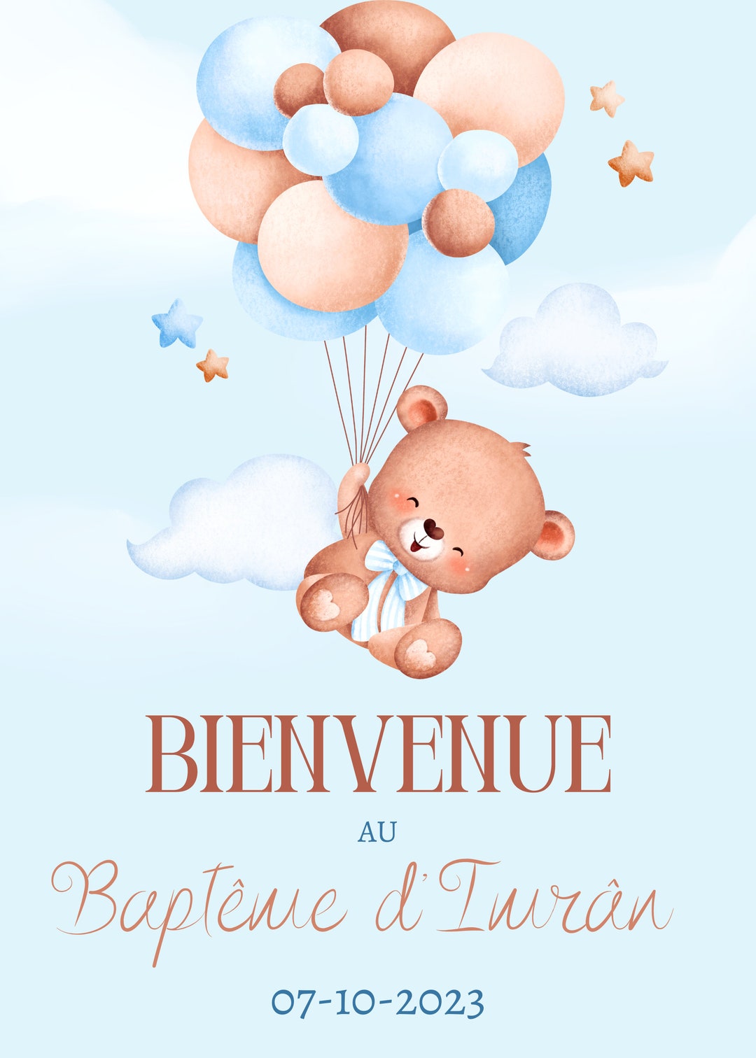 Personalized Welcome Baby Poster - Etsy