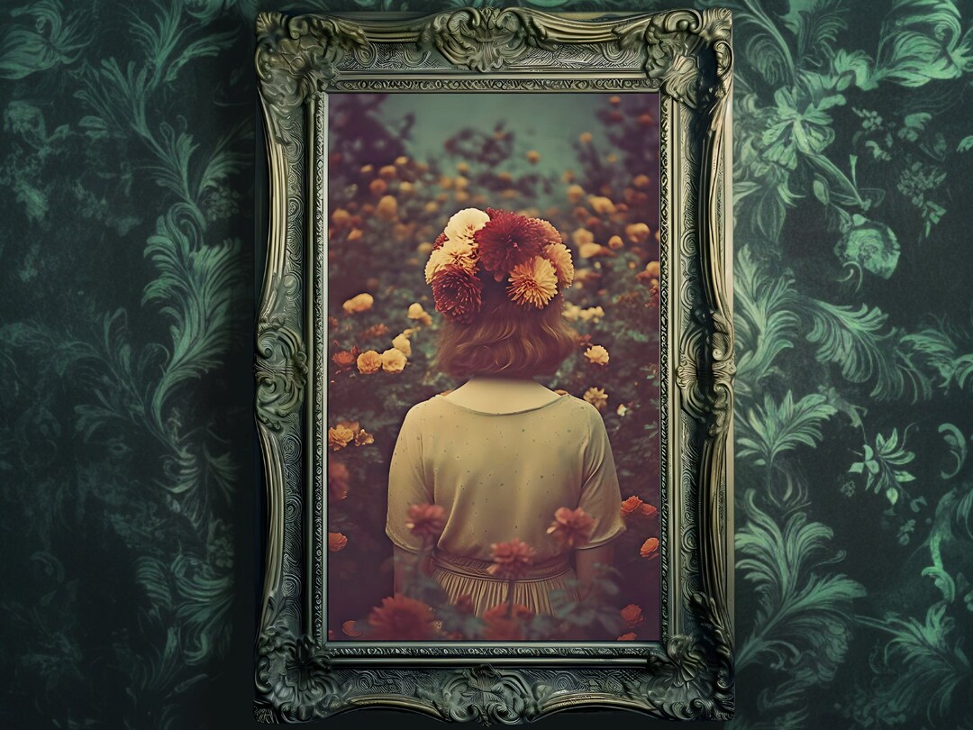 Ms Bloom Vintage Poster, XIX Century, Flowers Vibes, Photography Print ...