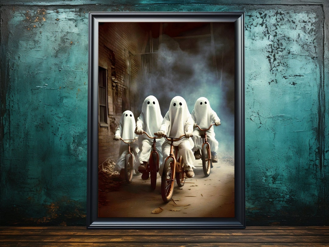 Street Crew Poster, Ghosts Vintage Art, Funny Art, Halloween Decor ...