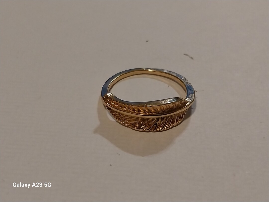 Nature-inspired Gold Leaf Ring Unique and Stylish Jewelry - Etsy