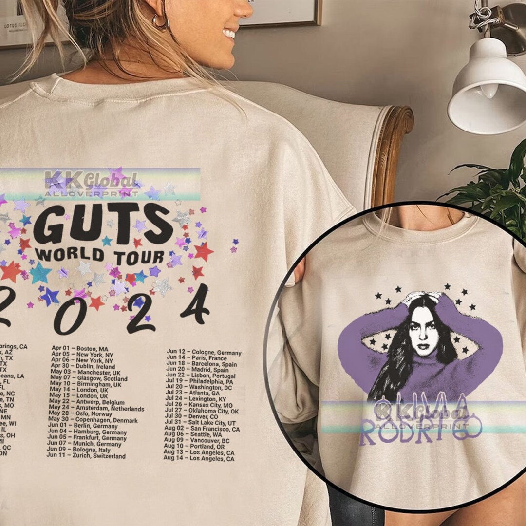 Olivia Rodrigo Guts Merch Sweatshirt Olivia Rodrigo Merch - Etsy