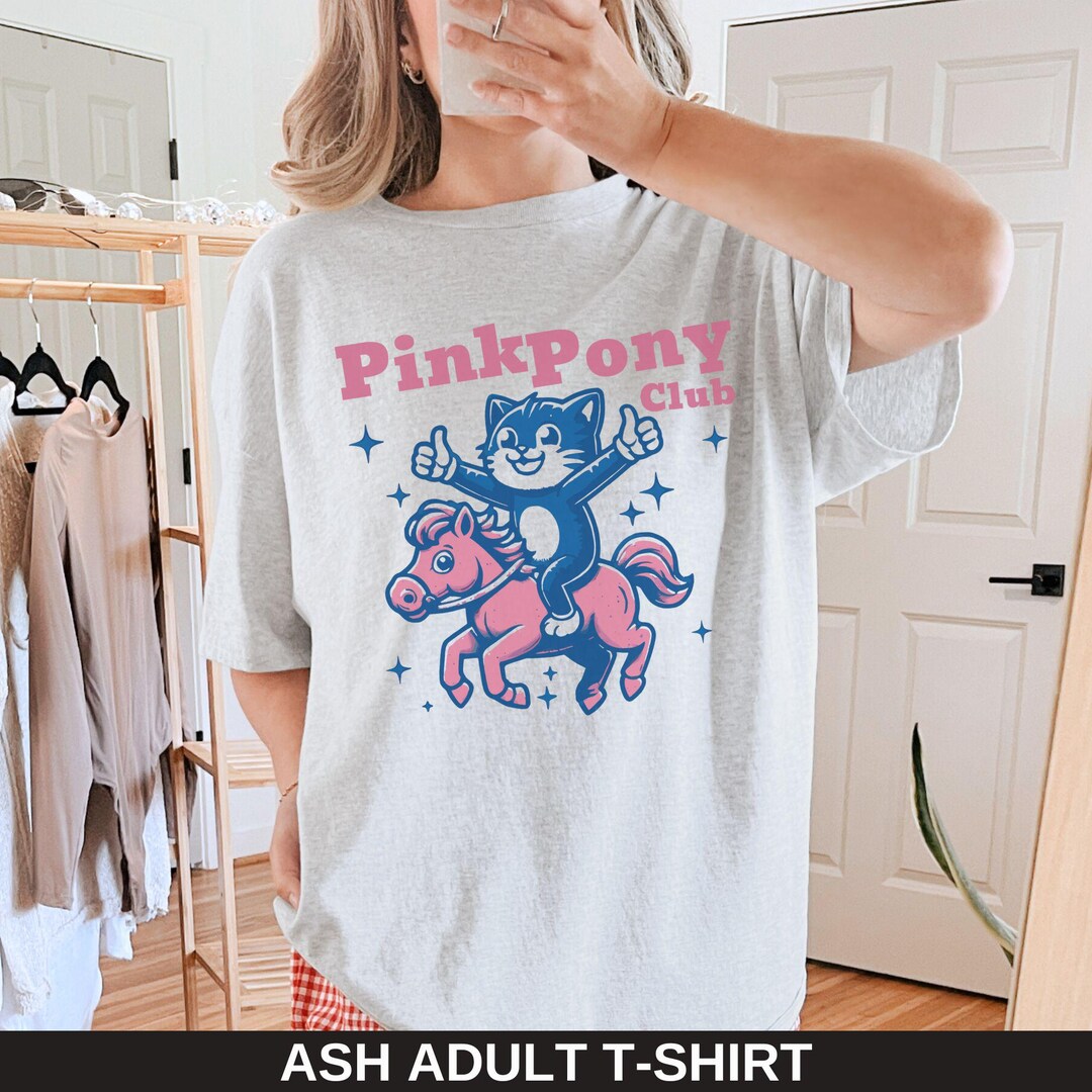 Pink Pony Club Y2K Babytee WLW Funny Baby Tee, Cute Femme Lesbian Shirt ...