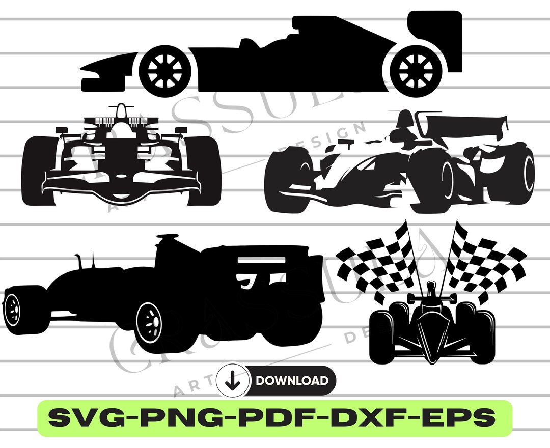 Formula 1 svg, Racing Car Cut Files, svg Bundle, Formula One, F1 Car ...