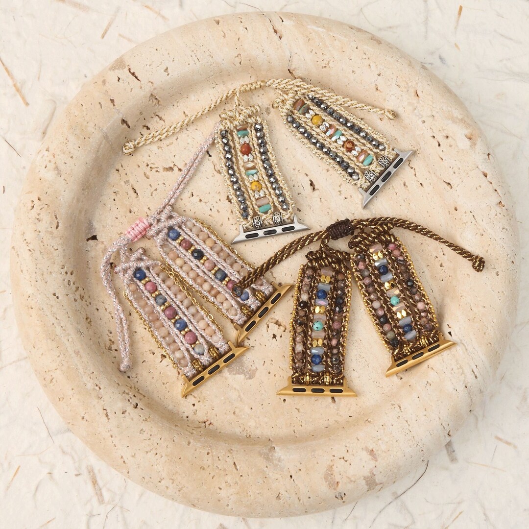 Bohemian Watch Band Handmade Bracelet Watch Strap 38mm-41mm 42mm-49mm ...