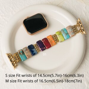 Bohemian Apple Watch Band Handmade Bracelet Wrist Strap 38mm 40mm 41mm ...