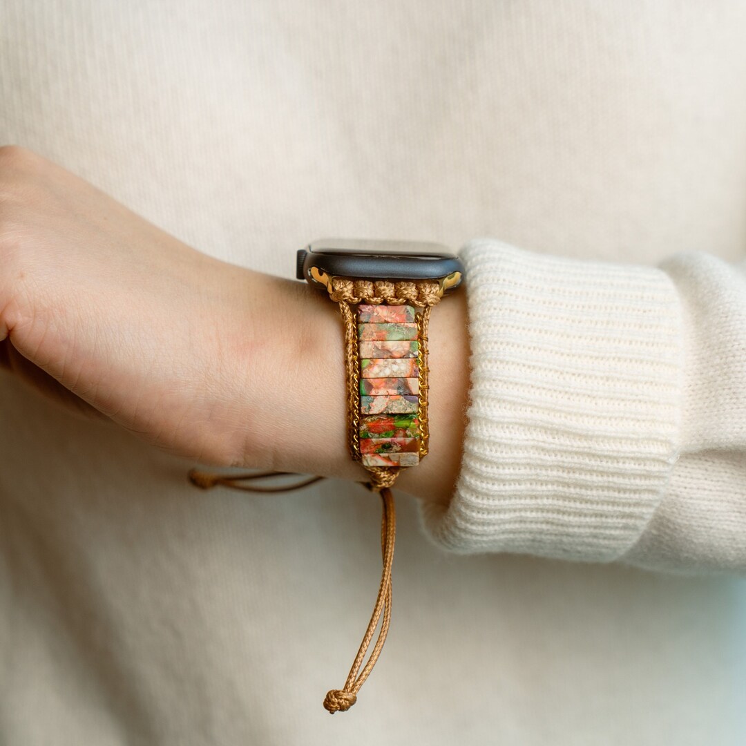 Bohemian Watch Band • Handmade Bracelet Watch Strap 38mm-41mm 42mm-49mm ...