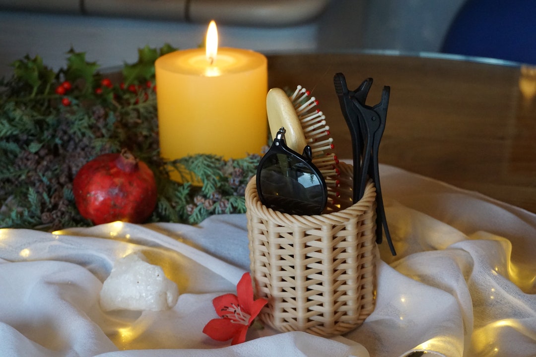 3D Printed Wood/pla Wicker Basket Style - Etsy UK
