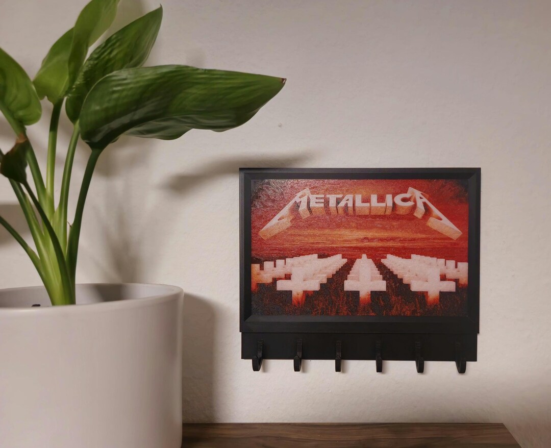 3D Printed Key Rack Metallica Fan Art - Etsy UK