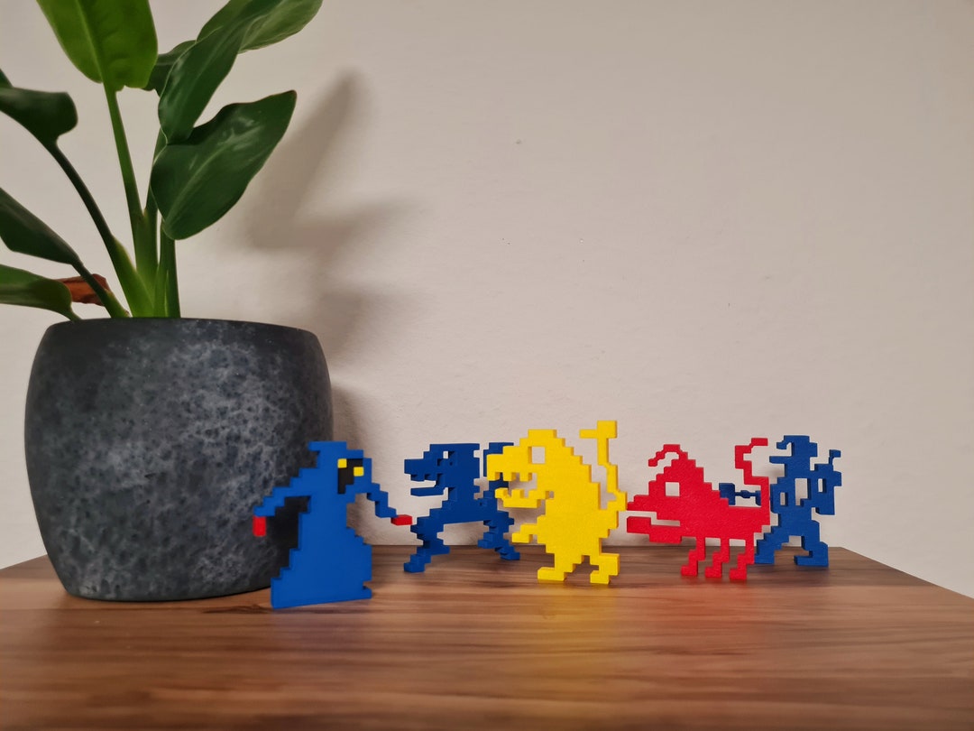 3D Printed Wizard of Wor Figures / Magnets - Etsy