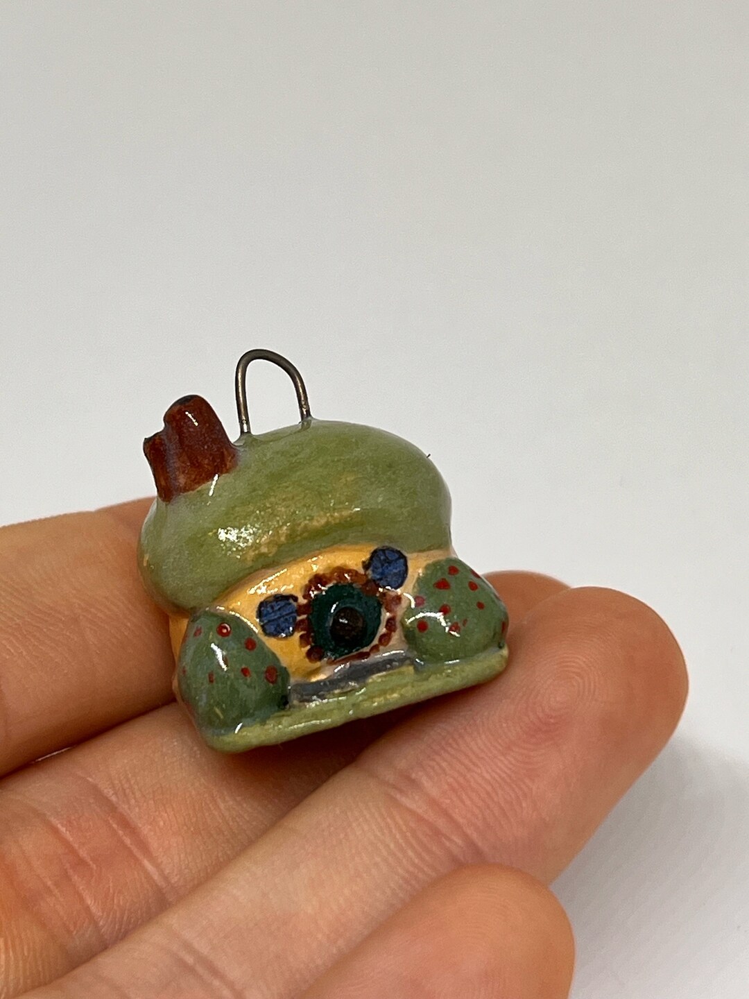 Pinched Tiny Hobbit Hole Pendant, Stories Collection '24 - Etsy