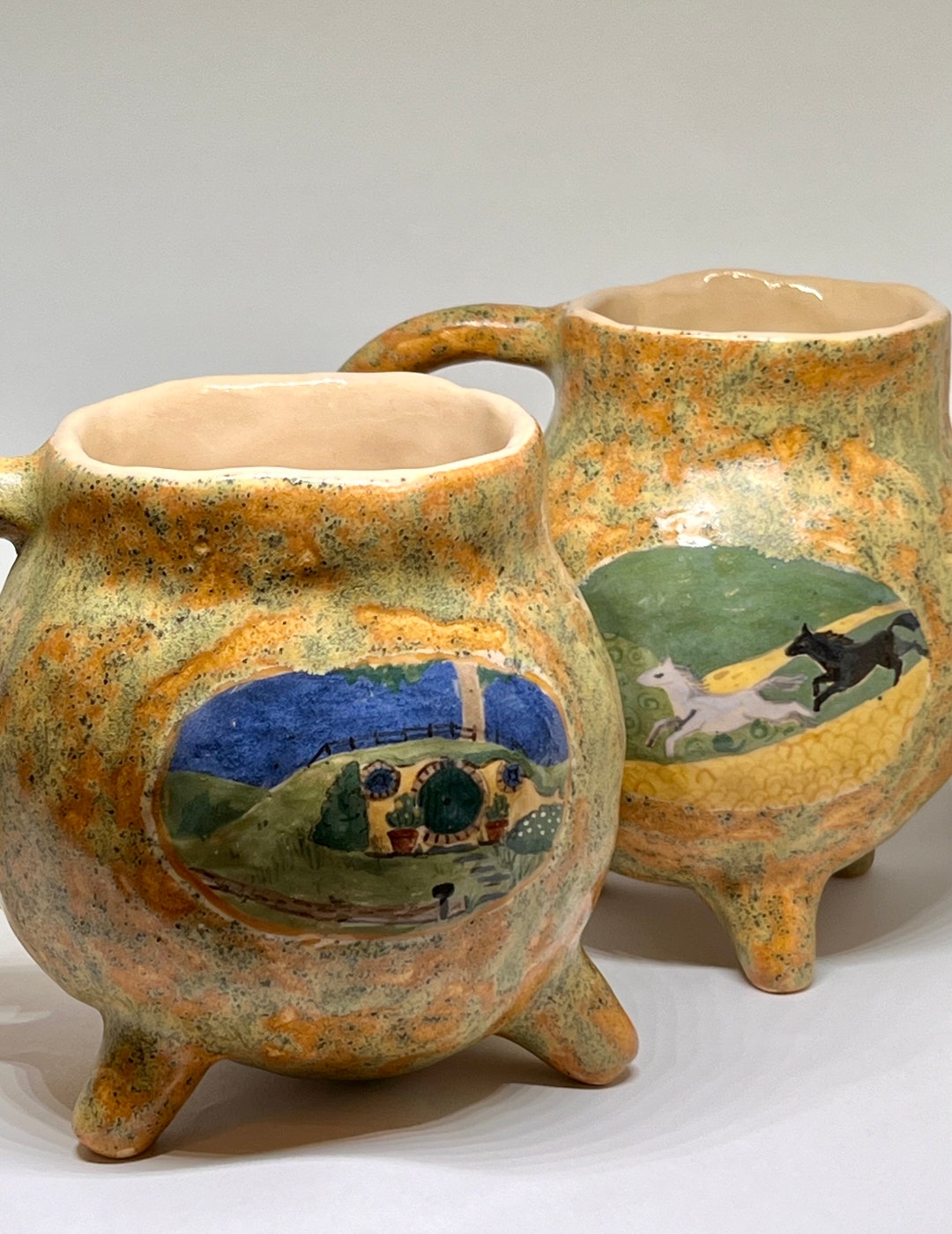 Pinched LOTR Ceramic Cup-with-legs250ml, Stories Collection '24 - Etsy