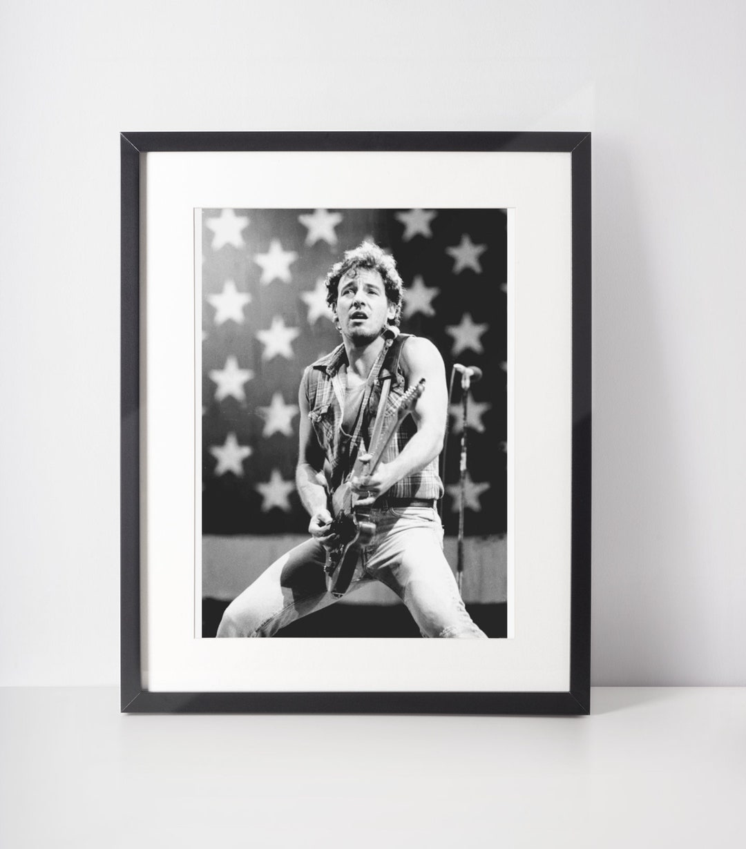 Bruce Springsteen Music Artist Print Free Shipping Icon Print Poster A6 ...