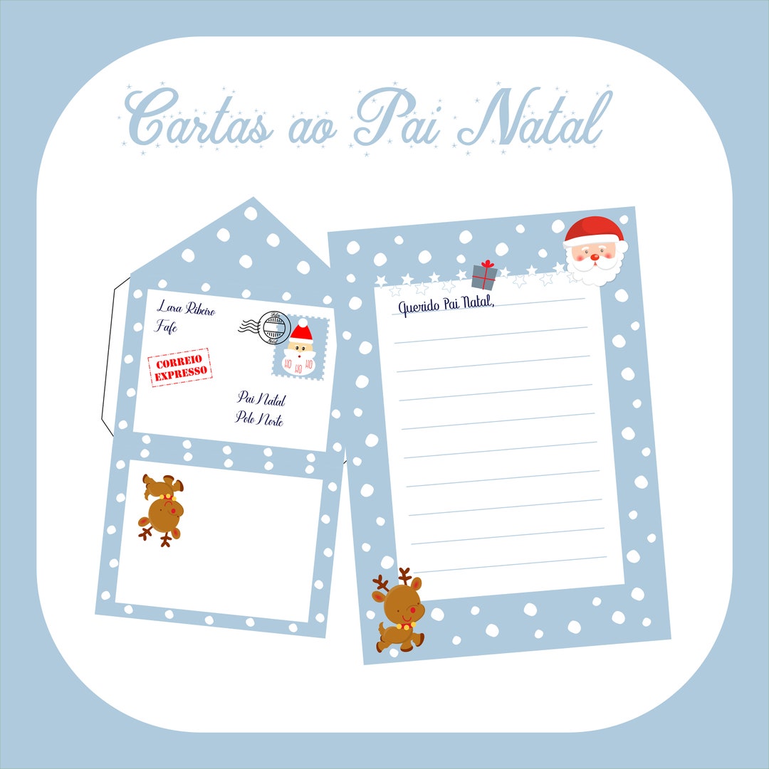 Carta Pai Natal - Etsy
