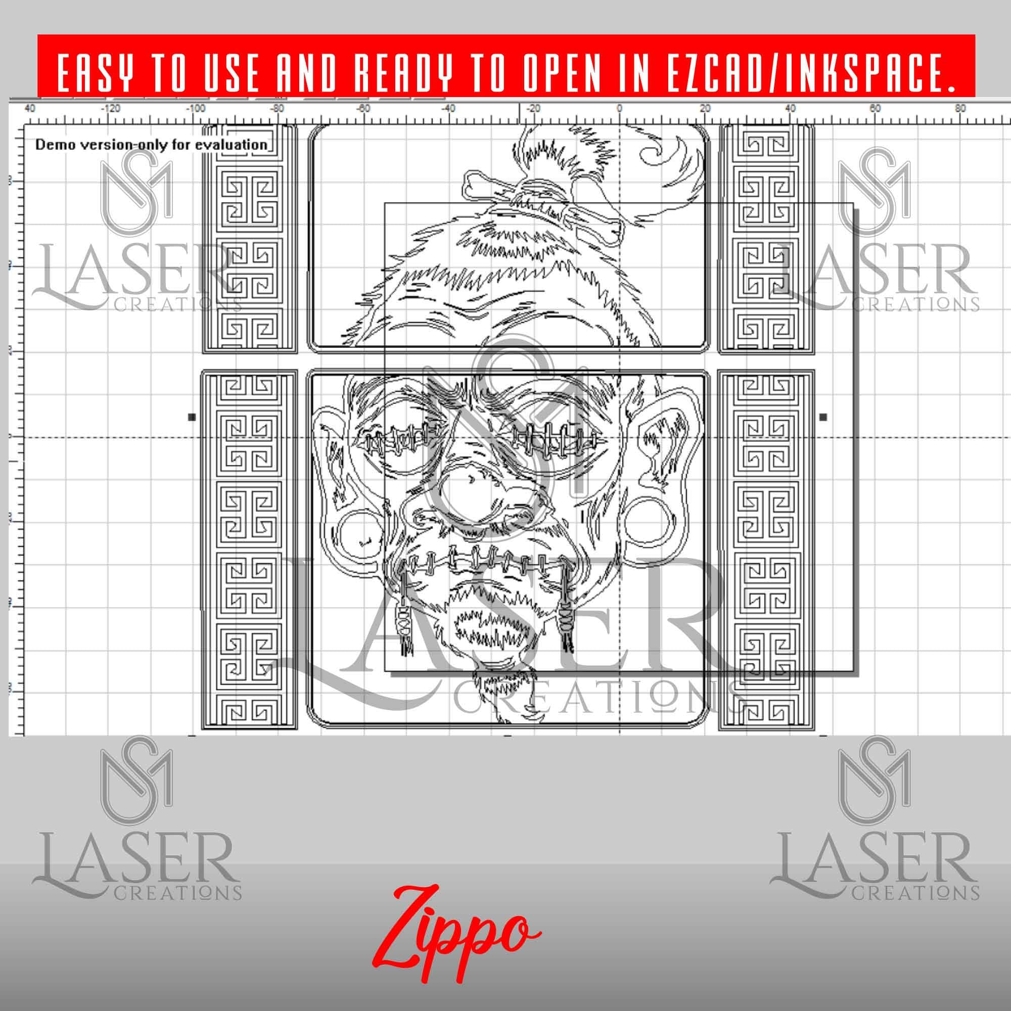 Smlasercreations Zippo Design Engraving Files, Zippo Engrave,vector ...