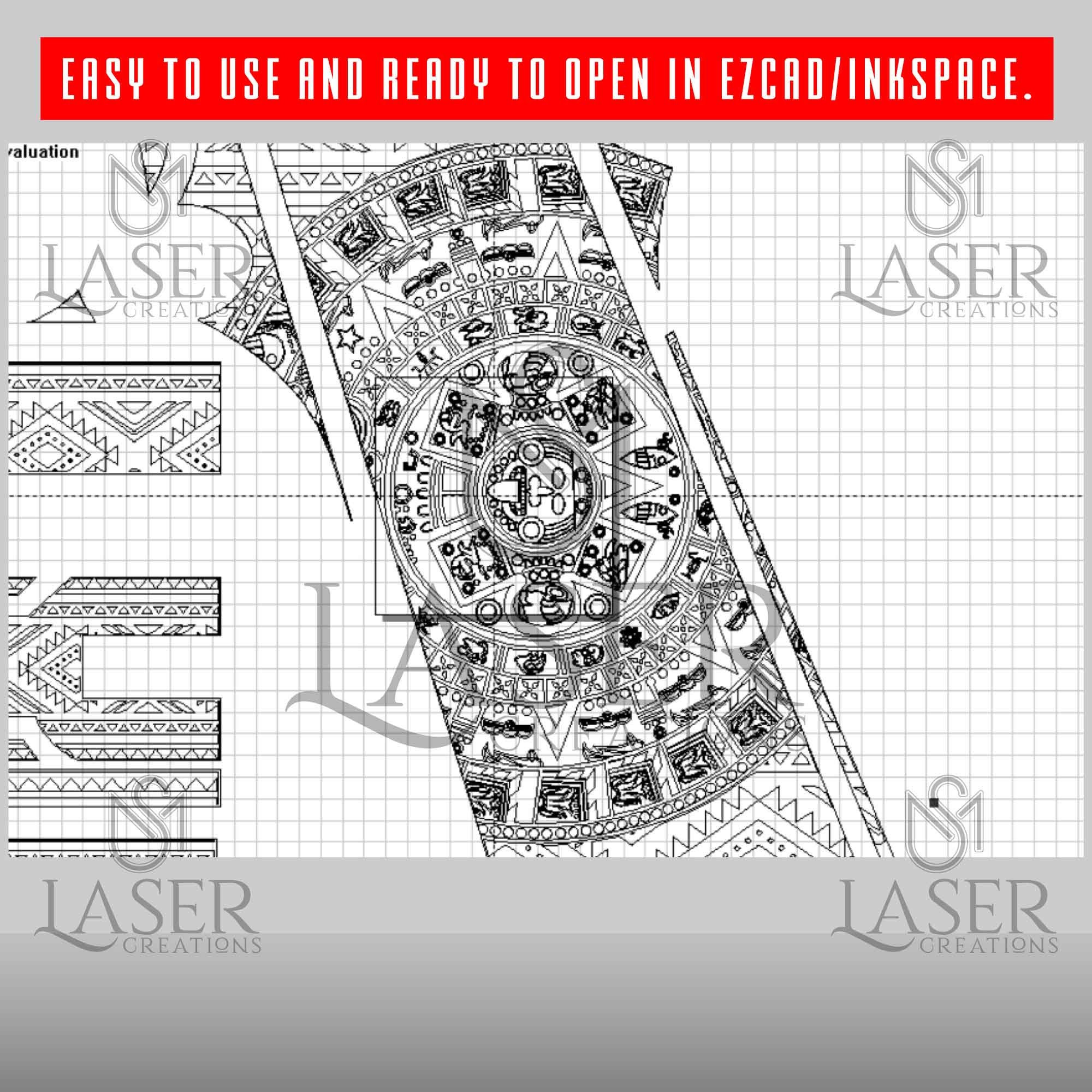Colt Govment Aztec Design Gun Engraving Files,pistol Engrave,vector ...