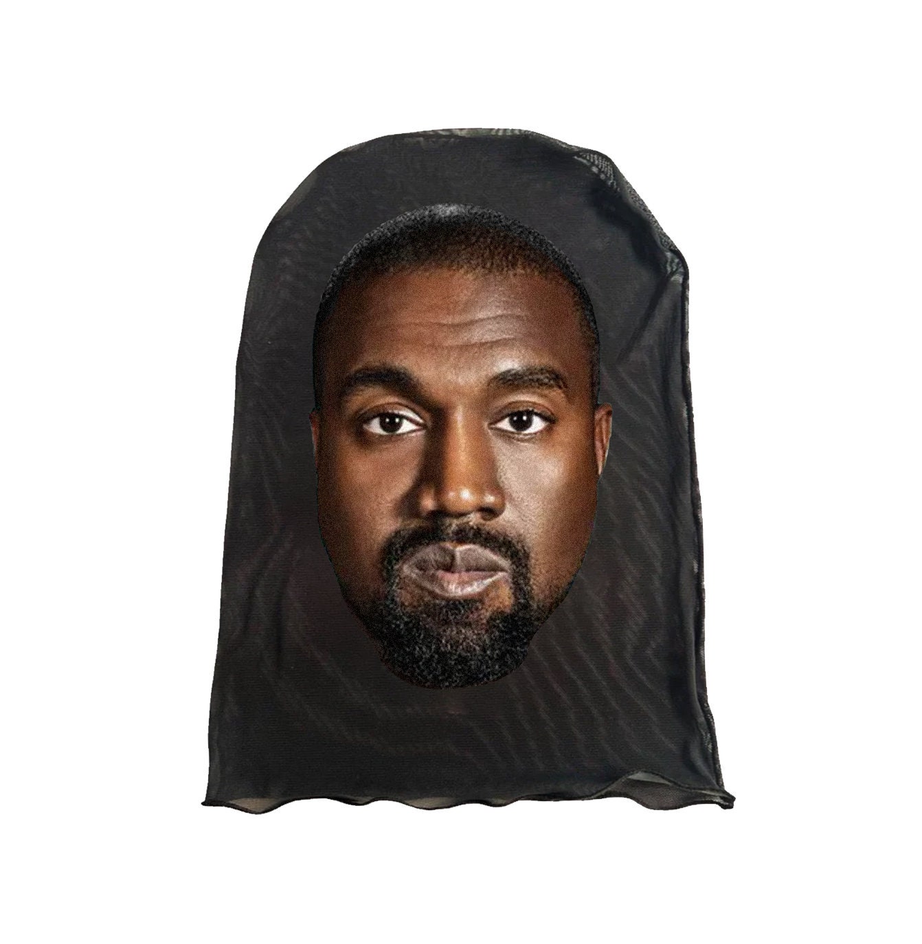 Kanye West Spoof Printed Headband Mask Fashionable Rap - Etsy Australia