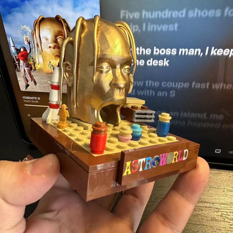 Travis Scott ASTROWORLD Album Cover Souvenir Lego Building - Etsy Australia