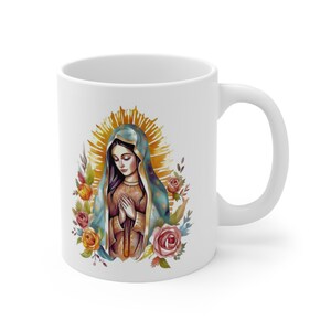 La Virgen Maria Mug, Virgin Mary Mug,virgen De Guadalupe Mug,virgen De ...