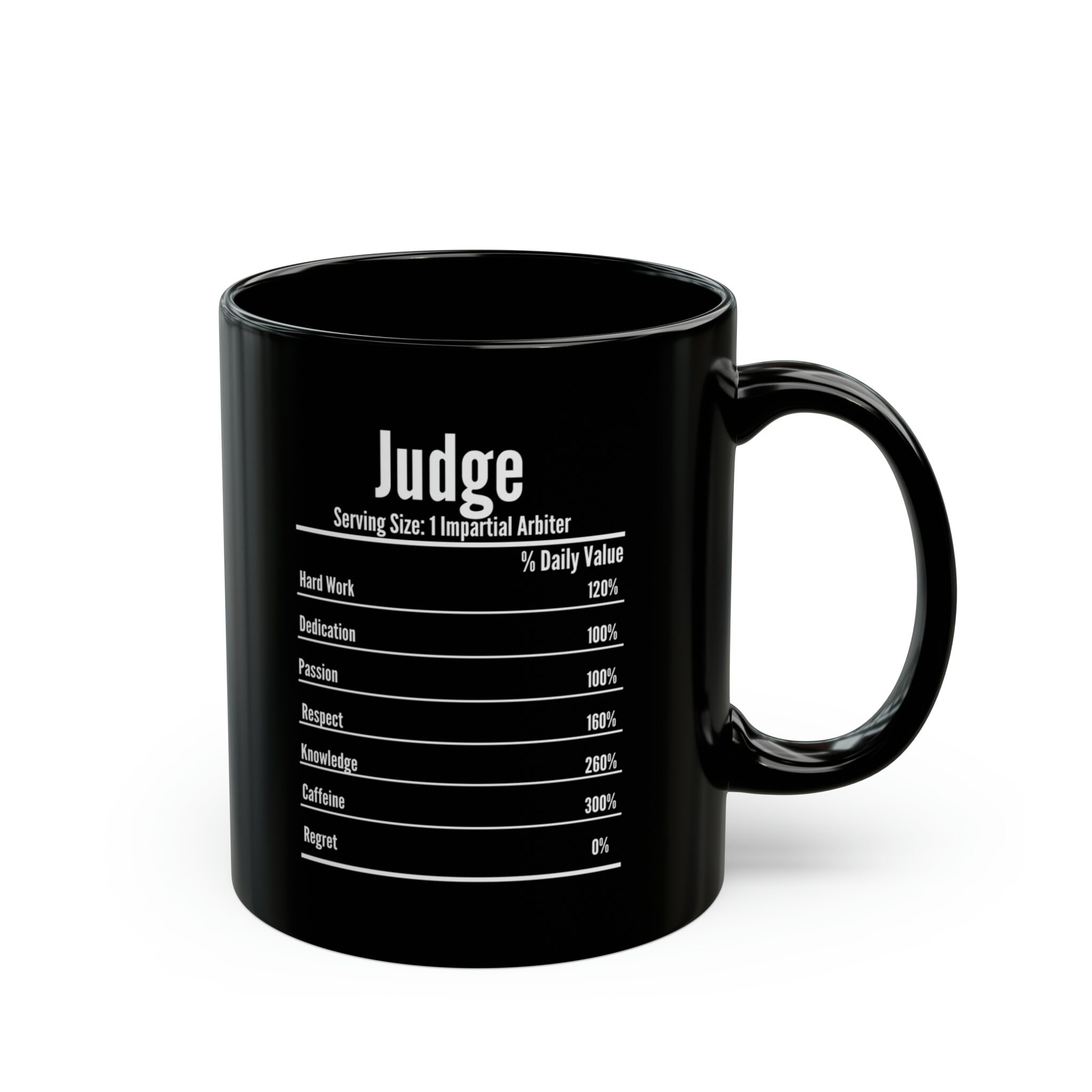 Judge Nutrition Facts Mug,gift for Judge,coffee Mug,funny Judge Mug ...