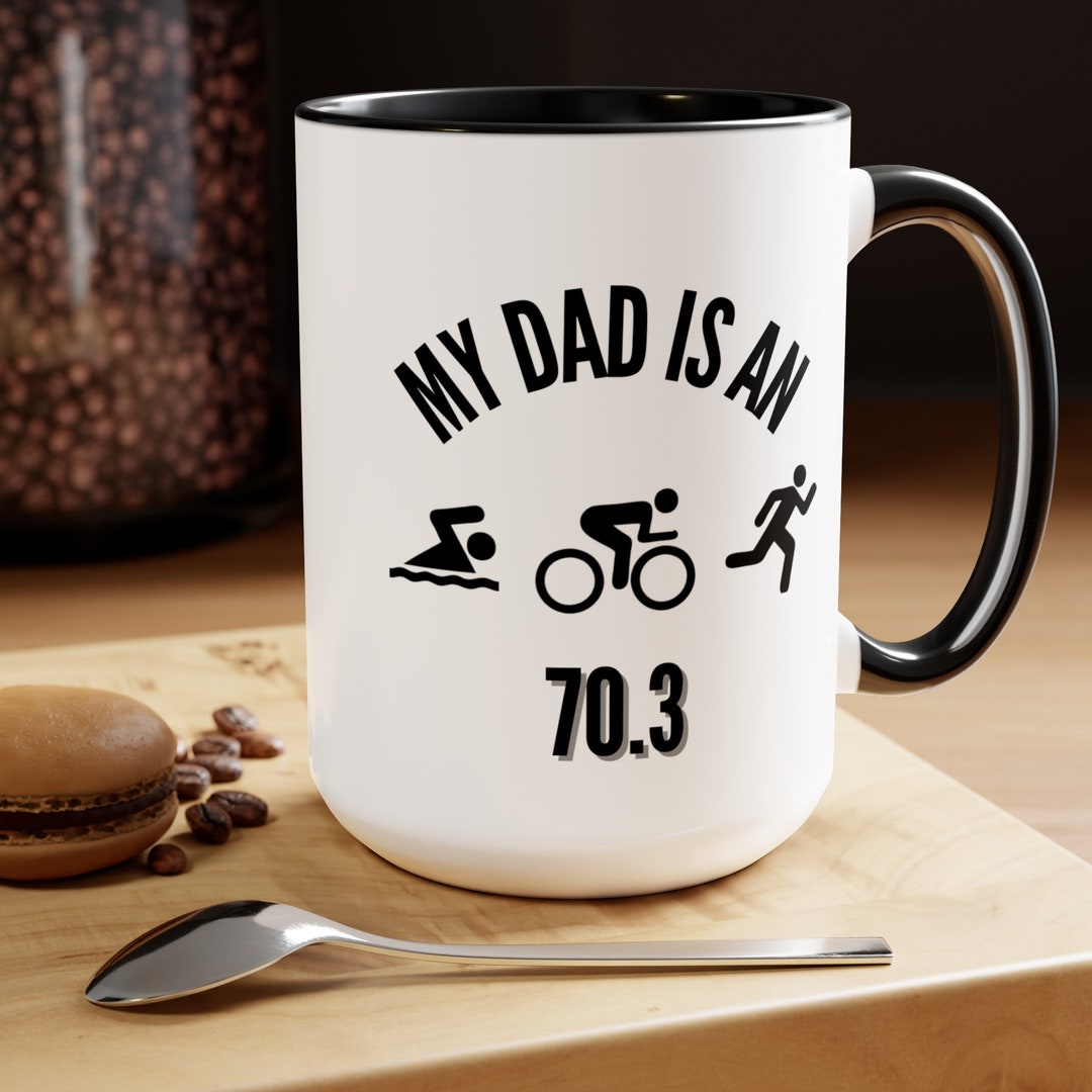 Triathlon Dad Mug,15 Oz,triathlete Gift,triathlon Mug, Triathlon Gift ...