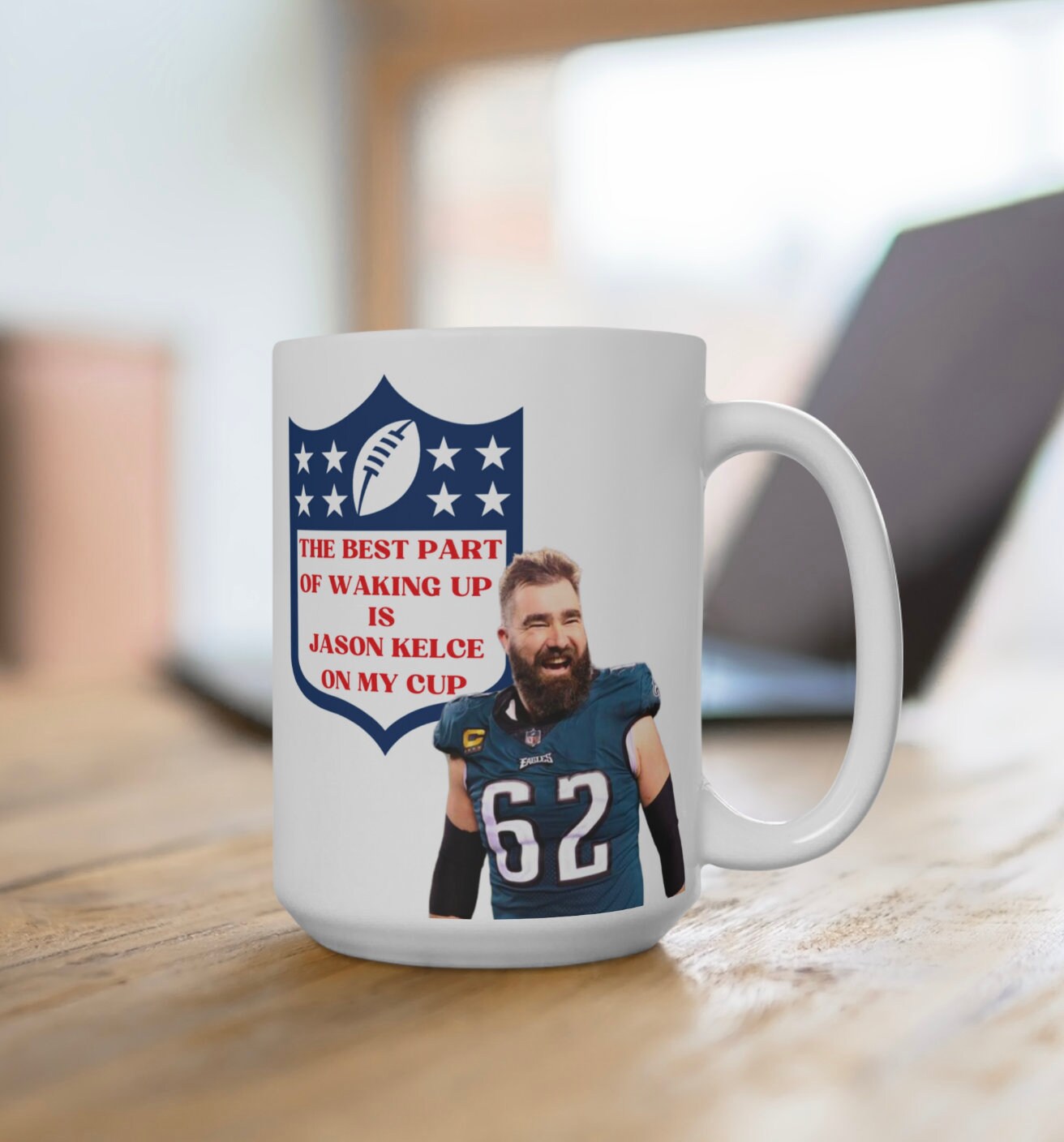 Jason Kelce Mug, Jason Kelce, Jason Kelce Gift, Jason Kelce Coffee Mug ...