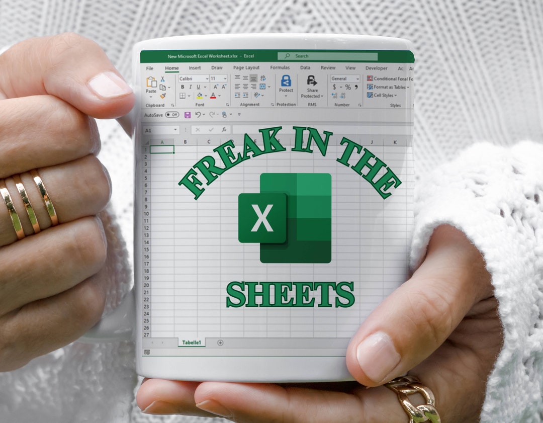 Freak in the Sheets Mug ,excel Spreadsheet Lover, Worker Gift, Idea for ...