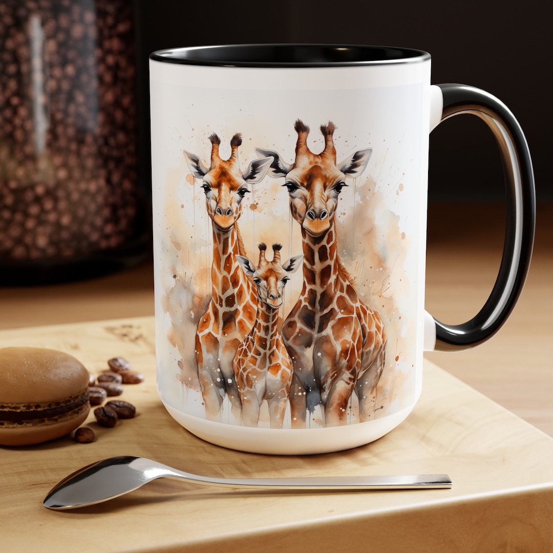 Giraffes Elegance Mug,15 Oz,giraffes Gifts,giraffes Lover Gift,giraffes ...