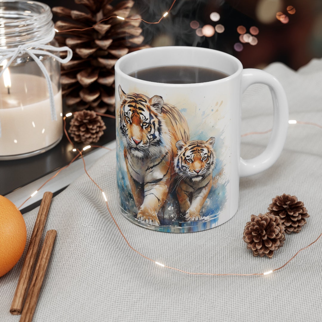 Tiger Majesty Mug, Tiger Gifts, Tiger Lover Gift, Animal Mug, Tiger ...