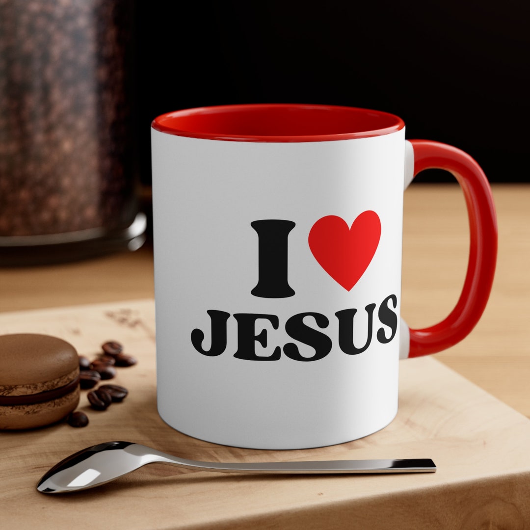 I Love Jesus Coffee Mug, Christian Coffee Mug, Jesus Coffee Cup ...