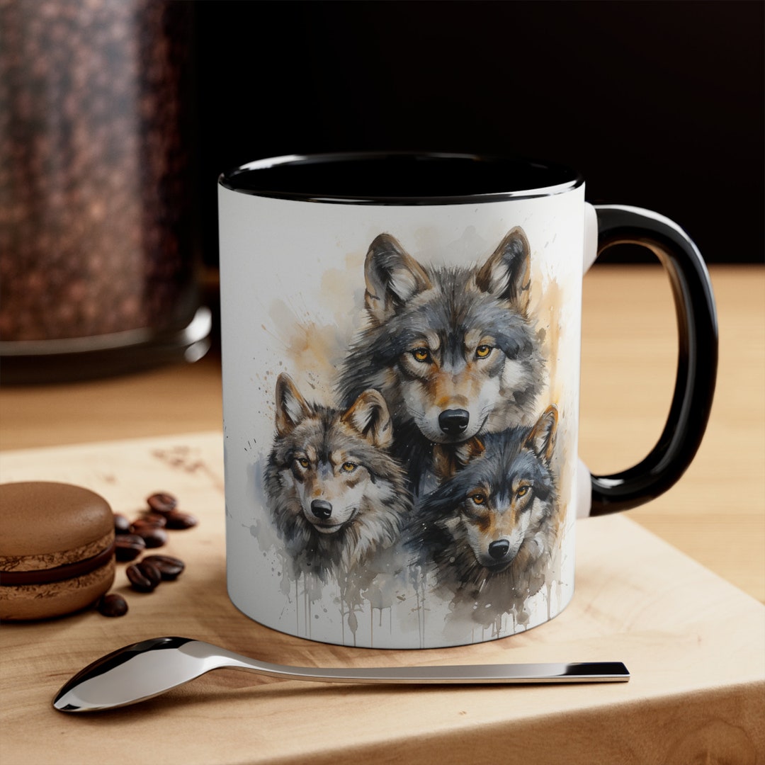 Wolves Mug, Wolves Gifts, Wolves Lover Gift, Animal Mug, Wolves Coffee ...