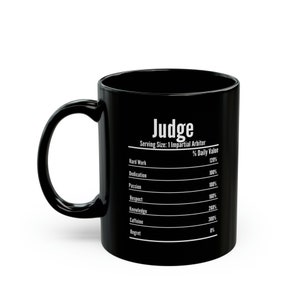 Judge Nutrition Facts Mug,gift for Judge,coffee Mug,funny Judge Mug ...