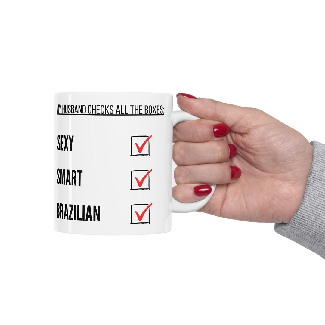 Brazilian Husband Mug, Brazilian Mugs, Brazilian Coffee Mugs,pride Mug ...