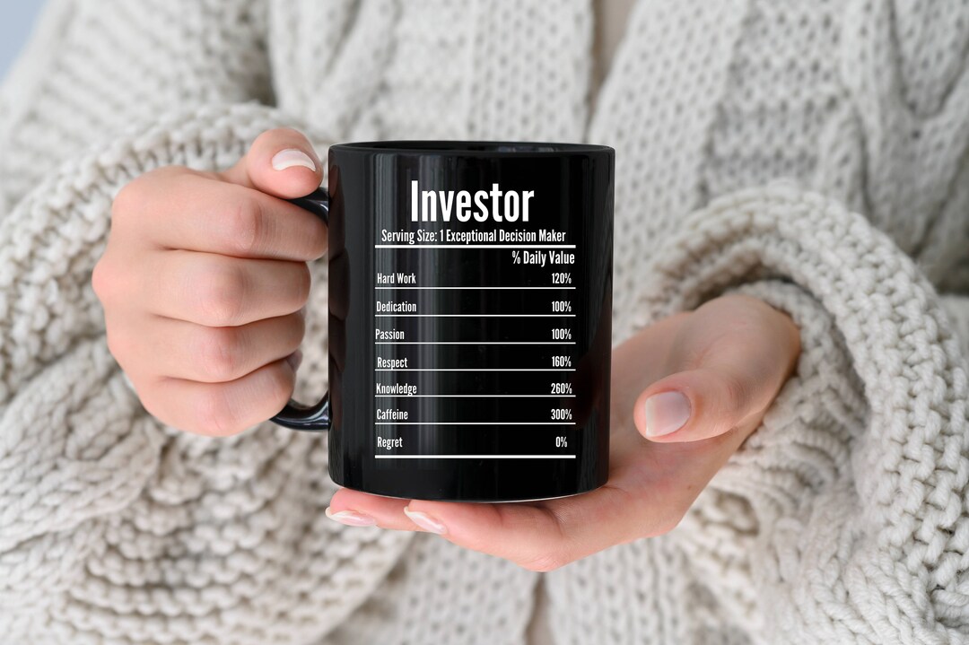 Investor Nutrition Facts Mug,gift for Investor,coffee Mug,funny ...
