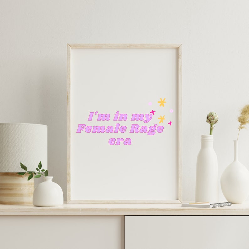 I'm in My Female Rage Era PNG, Feminism Digital Download, Female Rage ...