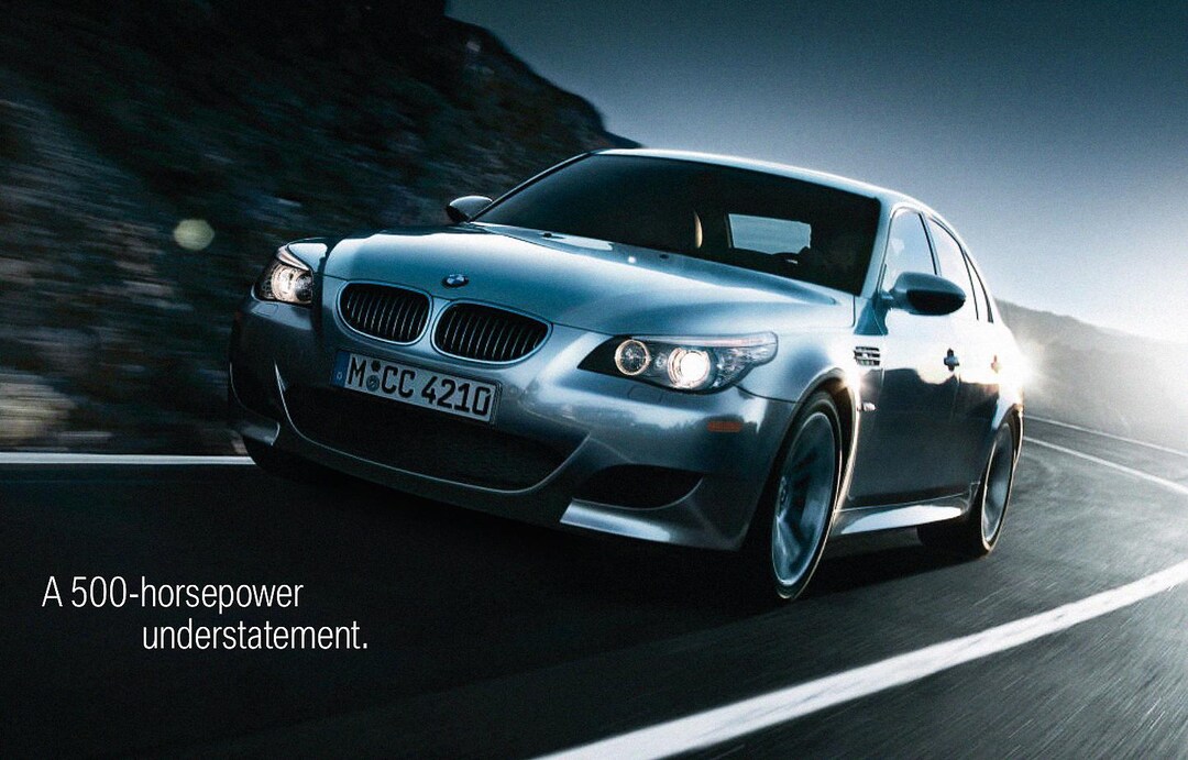 BMW E60 M5 Print Car Art Car Poster Retro Car Print Art Print Car ...